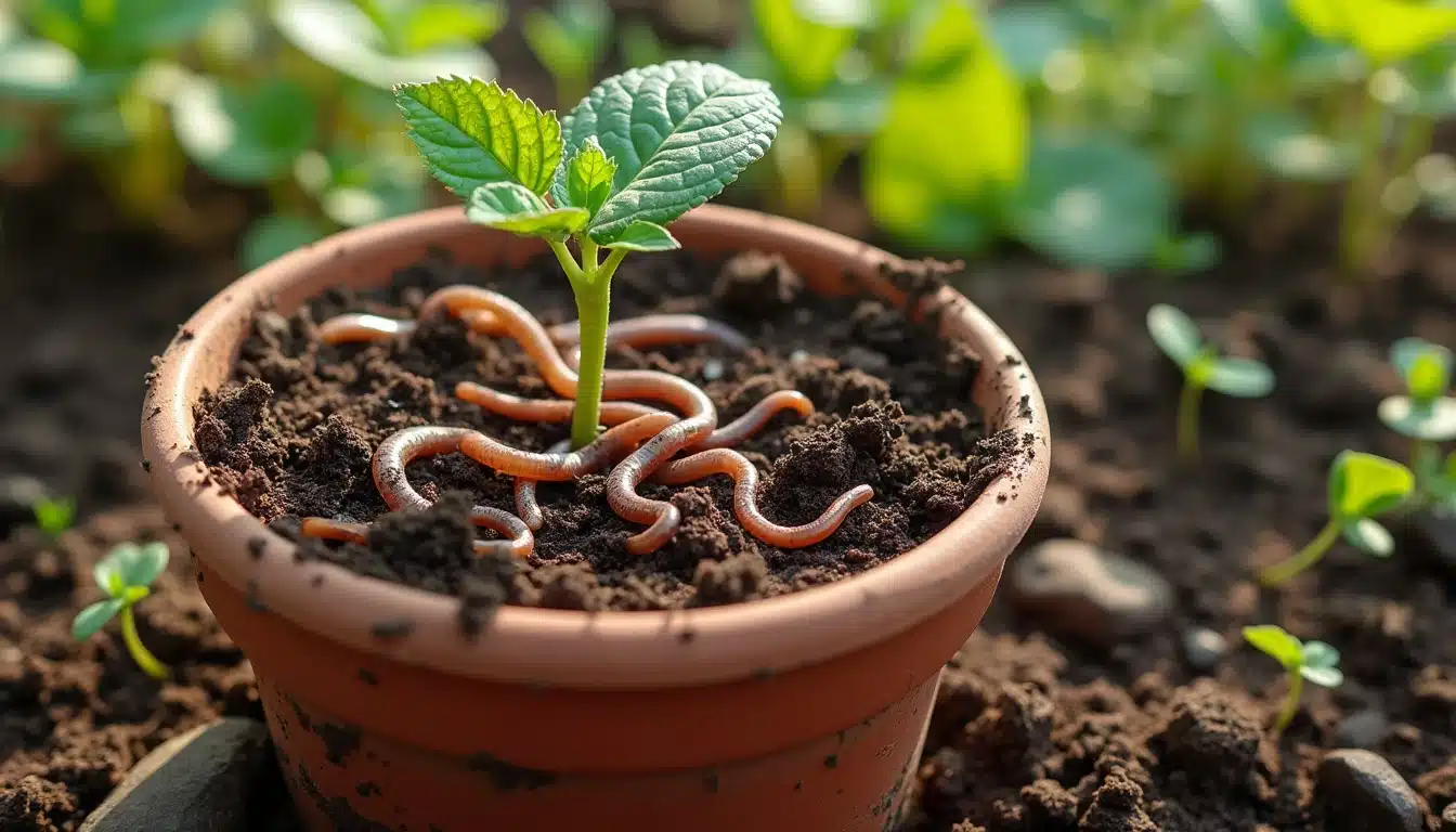 ¿Es malo tener muchas lombrices en las macetas? - Verde Edén